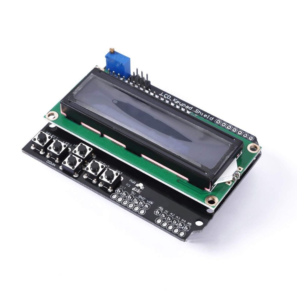 Pantalla LCD 1602 con teclado – 3DBOTS