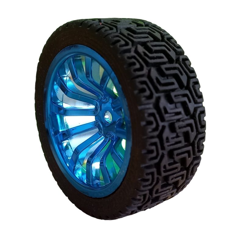 Kit Rueda Neumático Llanta Robot Arduino Lujo + Encoder + Motorreductor ...