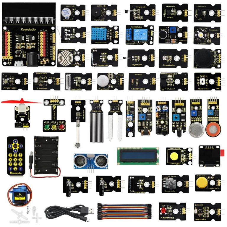 Keyestudio 45 en 1 Kit Sensores para BBC Micro bit V2 – 3DBOTS