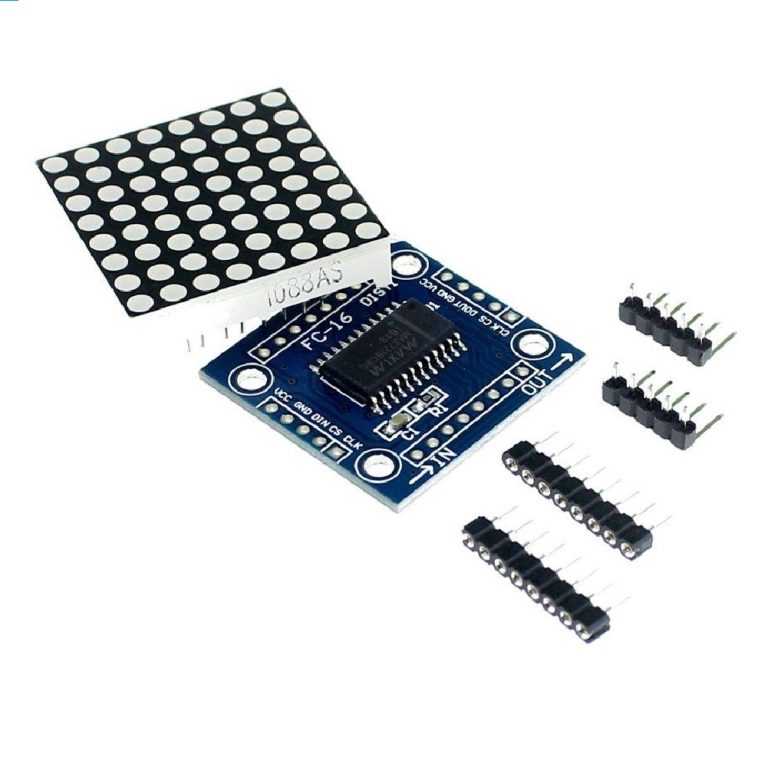 Matriz de puntos Led Display 8×8 + Driver Max7219 – 3DBOTS