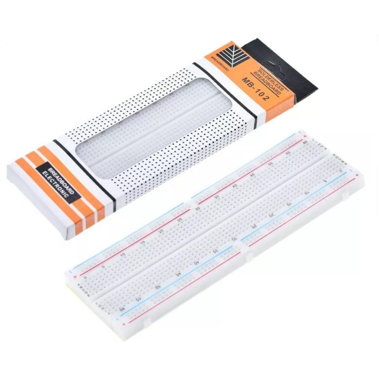 Protoboard MB-102 830 Puntos (16.5 x 5.5 cm) Arduino Breadboard – 3DBOTS